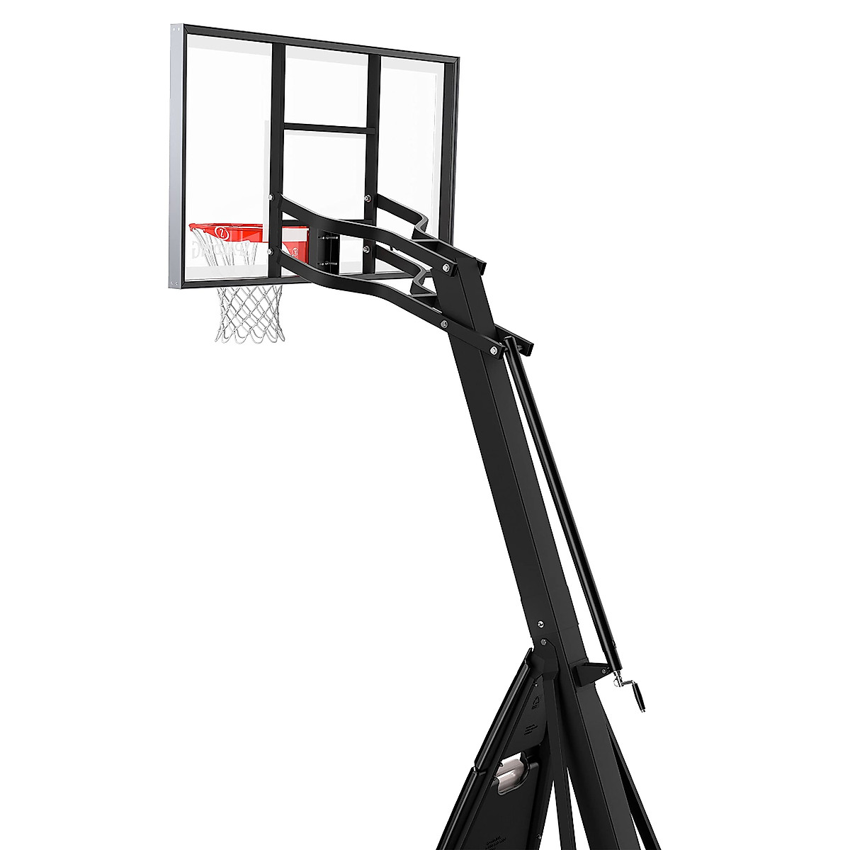 Spalding The Beast® 60" Tempered Glass Portable Basketball Hoop