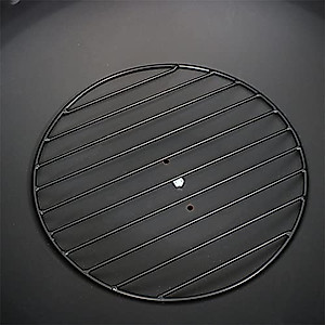 Sunnydaze 30-Inch Raised Outdoor Fire Pit Bowl - with Handles, Log Poker, and Spark Screen - Copper Finish