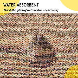 TRONSBOO Kitchen Rugs and Mats 2 PCS Set,Non-Skid Washable Twill Standing Mat in Front of Sink,Absorbent Rubber Backing Kitchen Mats for Floor,Laundry,Farmhouse,Hallway 17"x30"+17"x47"(Grey)