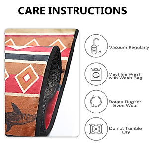 ACANTILA DECOR Southwest Rug for Living Room, Southwest Rug for Farmhouse, Cabin Rugs, Native American Carpet Runner Non-Slip for Hallway, Kitchen, Living Room, Bedroom 200, 3x5 ft