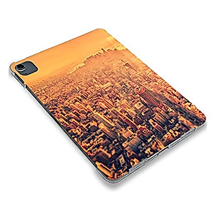 Cute New York City Skyline case Compatible with iPad Mini Air Pro 7.9 8.3 9.7 10.2 10.9 11 12.9 inch Pattern Cover New 2022 2021 Trifold Stand 3 4 5 6 7 8 9 Generation 374 (11" Pro 1/2/3 gen)