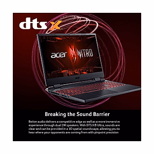 acer Nitro 5 15.6" FHD 144Hz Laptop | Intel Core i5-12500H | 32GB RAM | 1024GB SSD | NVIDIA GeForce RTX 3050 | Backlit Keyboard | Windows 11 Home | Bundle with 64GB USB Flash Drive