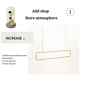 Household Products Creative Adjustable Height Clothing Storage Chain Garment Rack,Boutique Clothes Store Display Shelf,Wedding Dress Hanging Rack,Multi-Purpose Ceiling Hanger