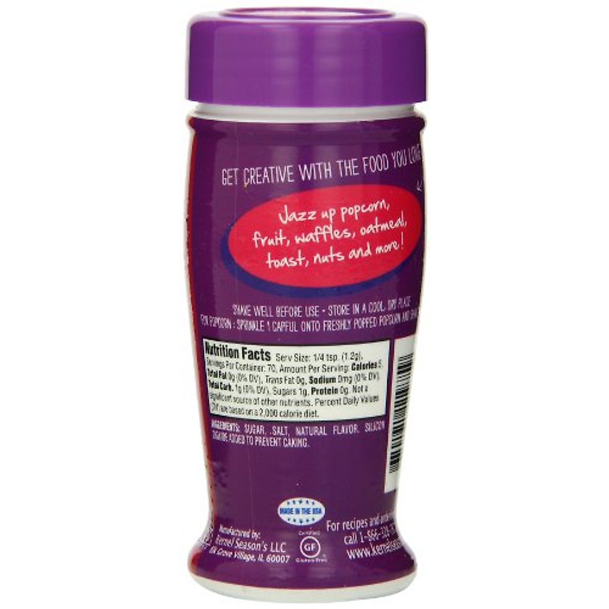 Kernel Season's Popcorn Seasoning, Kettle Corn, 3 Ounce (Pack of 6)