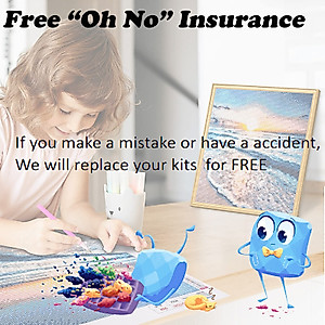 YALKIN 5D Diamond Painting Kits for Adults (35.4x11.8inch) DIY Large Forest Full Round Drill Cross Stitch Embroidery Pictures Arts Paint by Number Kits Diamond Painting Kits for Home Wall Decor