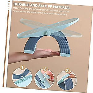 Alipis 3pcs Shoe Rack Adjustable Shelf Brackets Shoe Organizer Adjustable Stand Shoe Rack Holder Shoe Holder Shoe Storage Holder Slipper Rack Holder Double Layer Shoe Holder Home Supply