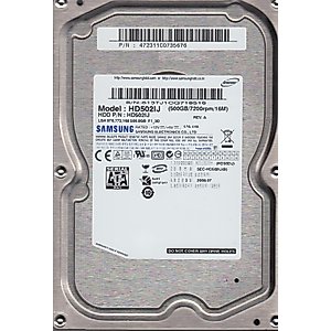 HD502IJ, HD502IJ, Rev A, Samsung 500GB SATA 3.5 Hard Drive