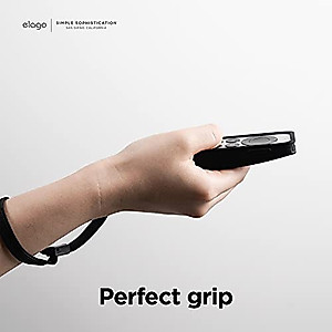 elago R5 Locator Case Compatible with 2022 Apple TV 4K Siri Remote 3rd Gen, Compatible with 2021 Apple TV Siri Remote 2nd Gen and Compatible with Apple AirTag - Full Access to All Functions [Black]