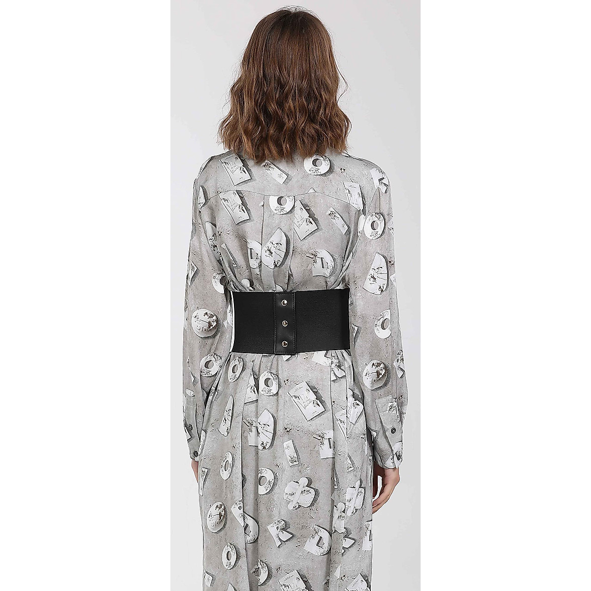 Hoerev Corsets Belt Tops Leather Vest Pirate Halloween Costume Lace Up Waist Belt Bustiers Corsets For Women