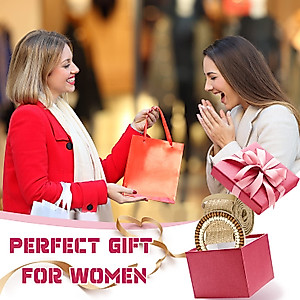 SeptCity Woven Belts for Women, Stretch Ladies Belts for Dresses, Wide Elastic Boho Ladies Belts with Colorful Buckle (khaki with brown)