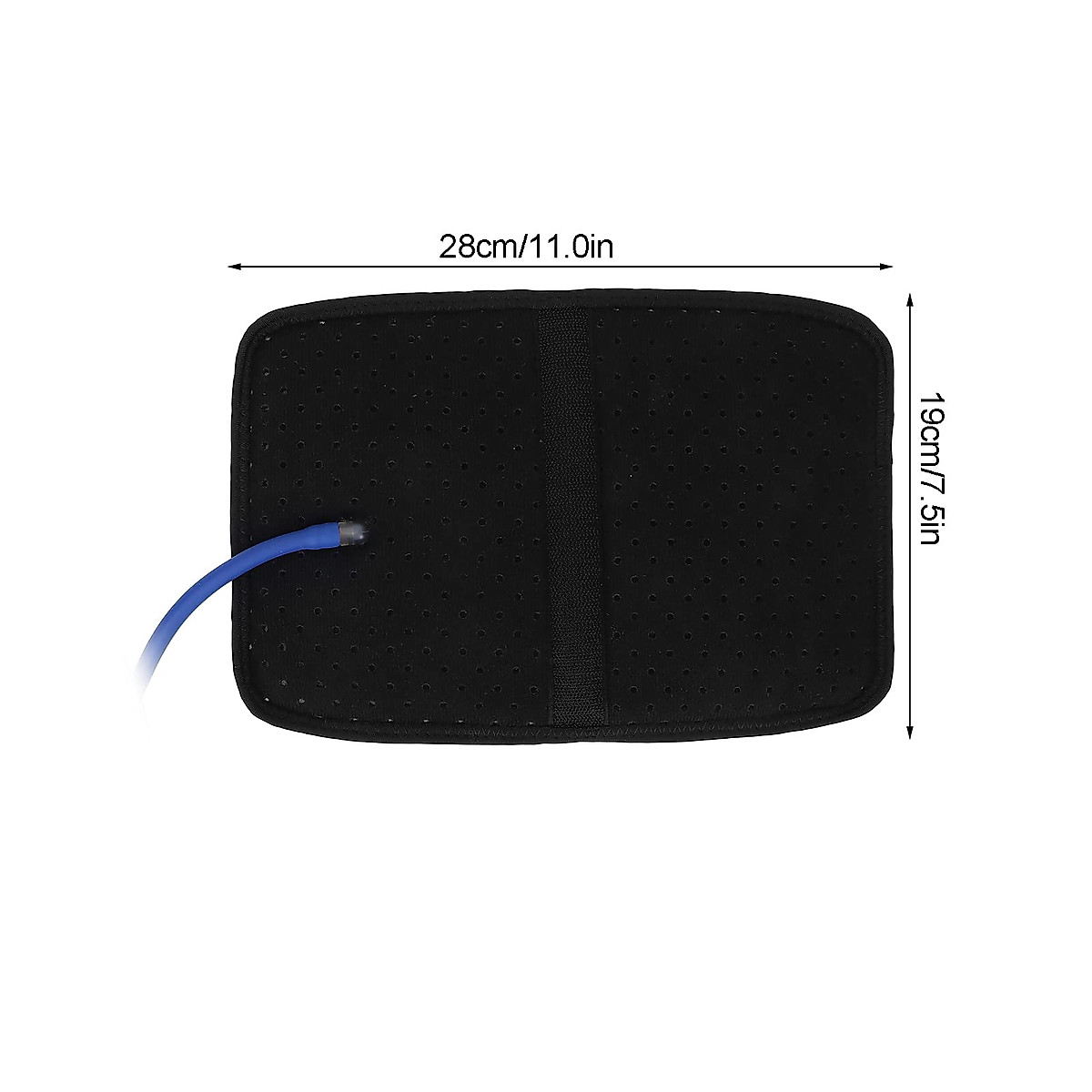 Electric Heating pad for Back/Shoulder/Neck/Knee/Leg Pain Relief,Inflatable Lumbar Support Cushion Electric Self Heating Pad for Back Pain Relief Waist Protection