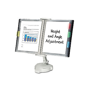 Fellowes 22300 Desktop Reference Rack,W8d Base,21-1/8-Inch x7-1/8-Inch x18-5/8,PM