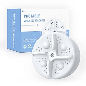 Portable Washing Machine, Mini Washer, Turbine Washing Machine with USB, Deep Cleaning of Underwear, Baby Clothes and Small Clothes, Suitable for Business, Travel, Apartment
