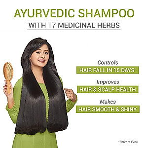 SESA Ayurvedic Medicinal Shampoo Hairfall Control Anti Dandruff Shampoo Infused with 17 Ayurvedic Herbs Smooth & Shiny Hair For Men & Women - 500 ml or 16.90 oz