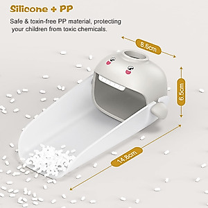 Maliton Faucet Extender for Toddlers, Sink Extender for Kids Hand Washing, Suitable for Bathroom, Kitchen, Bathtub Sink, Fits Most Faucets (2 Pack, Grey)