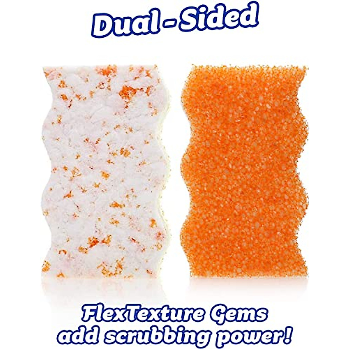 Scrub Daddy Eraser Sponge, Dual-Sided Melamine Scrubber, Temperature Controlled, All Purpose Cleaning, 2ct