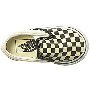 Vans Boys' Classic Slip-On (Toddler) - Black/White Checkerboard - 6 Toddler