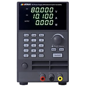 MATRIX Wide Range Programmable DC Power Supply WPS300S-80-10, 80V 10A 300W Adjustable Power Supply with 1mV/0.1mA Resolution and USB, Bench Power Supply Variable with List Output and 9 Groups Storage