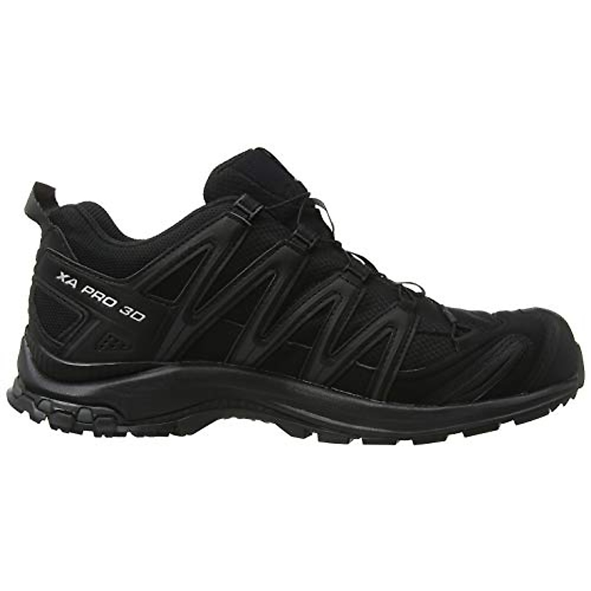 Salomon Men's XA PRO 3D GORE-TEX Trail Running Shoes for Men, Black / Black / Magnet, 11.5