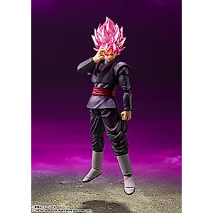 TAMASHII NATIONS - Dragon Ball Super - Goku Black Super Saiyan Rose, Bandai Spirits S.H.Figuarts Action Figure