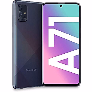 Samsung - Galaxy A71 A716U 5G Fully Unlocked 128GB - Prism Cube Black (Renewed)