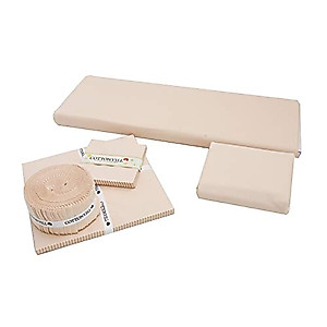 COTTONVILL 30COUNT Cotton Solid Quilting Fabric (3yard, 05-Sandshell)