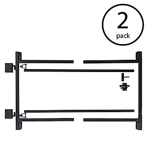 Adjust-A-Gate Steel Frame Anti Sag Adjustable Gate Building Kit with Patented Truss Cable System and Telescoping Bars, 3 Pack