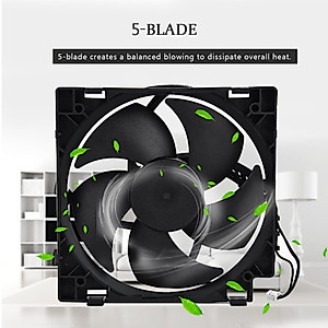 Xbox One X Fan Replacement,Xbox 1s Fan, Fast Heat Dissipation Fan Cooler Powerful Wind Force for Xbox One Cooling Replacement Repair Parts S Console(for one x)