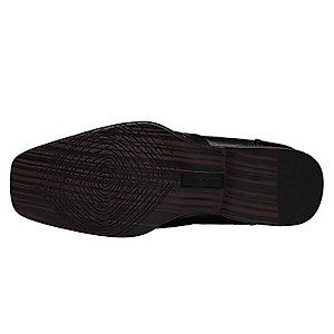 Bruno Marc Men's Giorgio-3 Black Leather Lined Dress Loafers Shoes - 9 M US