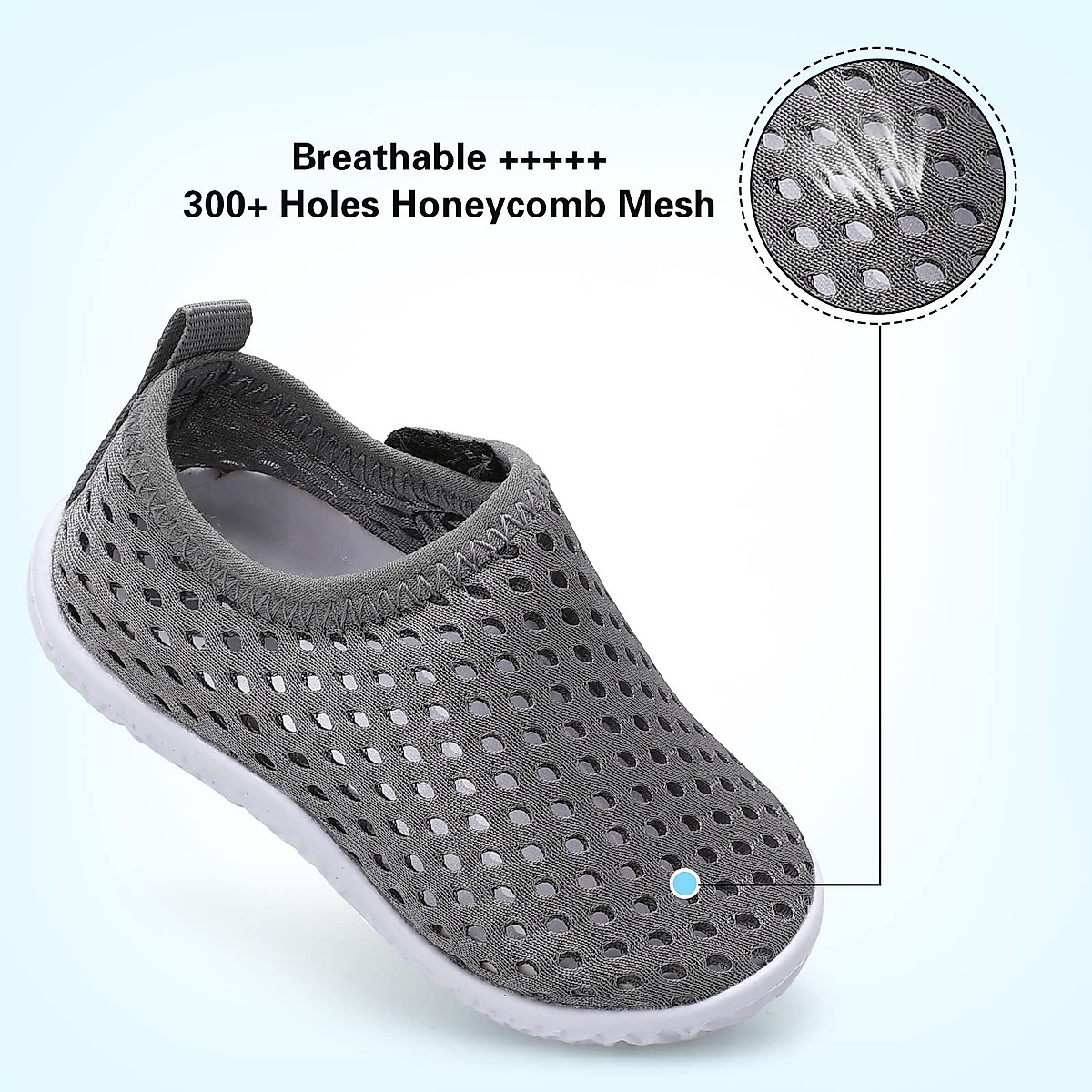 Toddler Water Shoes for Girls Boys Kids Barefoot Swim Beach Aqua Shoes Breathable Quick Dry for Outdoor Water Sports Pool River 8-8.5 Toddler