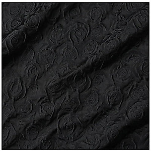 XMTXZYM 2 Meter 3D Jacquard Fabric Dress Cheongsam DIY Sewing Fabric