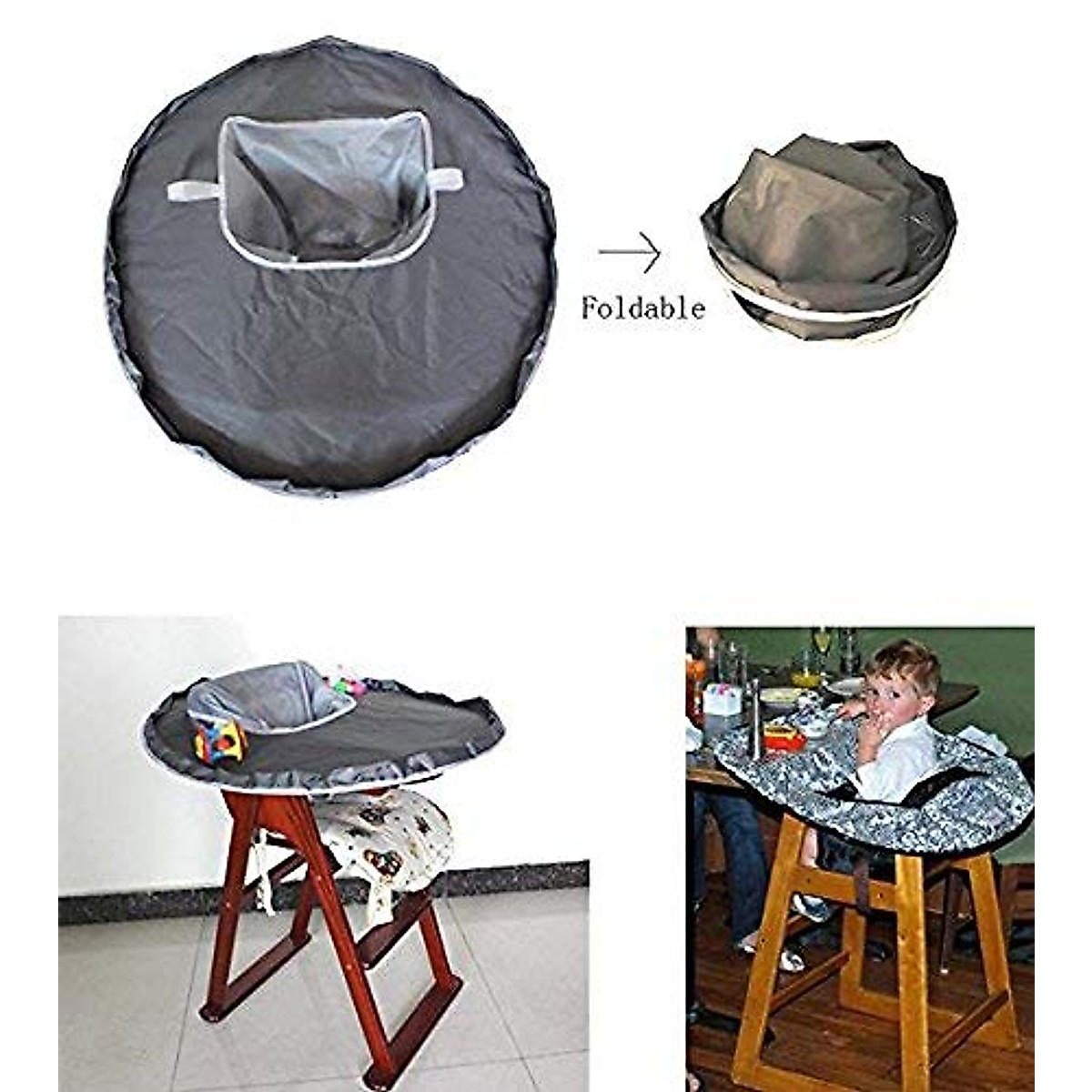 Willcome Restaurant and Home Baby Feeding Saucer High Chair Cover