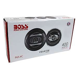 4 New BOSS Audio P65.4C 6.5" 4-Way 400W Car Audio Coaxial Speakers Stereo P654C