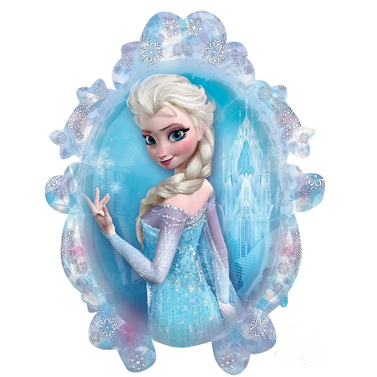 Disney Frozen Birthday Balloon Bouquet - 10 Pieces