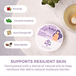 Leska Maternity Stretch Mark Belly Butter | STAGE B: HYDRATE Stretch Mark Defense Belly Butter (Pregnancy Months 6-9) | Part of a Complete 3 Part Pregnancy Skin Care System | New Mom Gifts (4.93oz)