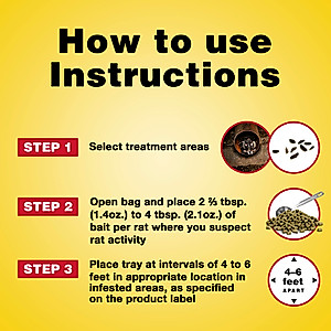 d-CON Bait Pellet Bag, 8 Ounces (Pack of 2)