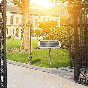 10 Watt Solar Panel Kit Compatible with Mighty Mule Automatic Gate Openers Replace# FM123