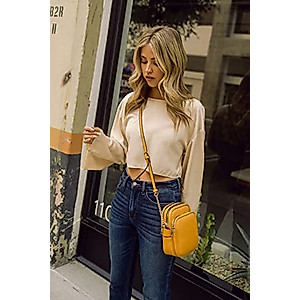 FashionPuzzle Multi Pocket Casual Crossbody Bag (Kelly Green)