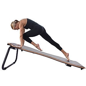 Stamina Juvo Board - Balance Board - Slant Board for Yoga, Pilates, Stand Up Paddle, Surf Training & Balance Training with Workout Videos Included