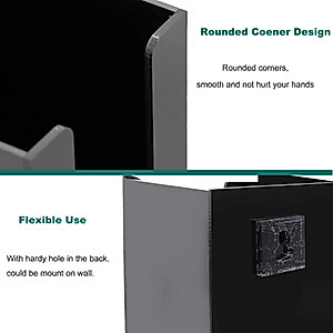 Tirifer Disposable Paper Cup Dispenser, Acrylic Coffee Cup and Lid Storage Organizer Holder, Coffee Milk Tea Shop Restaurant Accessories Christmas Party Supplies, 2 Compartments