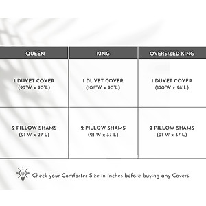 California Design Den Cotton Duvet Cover King Size, 3 Piece Slate Grey Bedding Set, 100% Pure Cotton Sateen Weave, 400 Thread Count Comforter Cover & Two Pillow Shams with Button Closure, Corner Ties