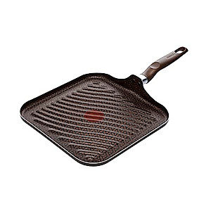 IMUSA USA 10.5" Talent Master Deluxe Grill Pan with Thermal Signal Technology