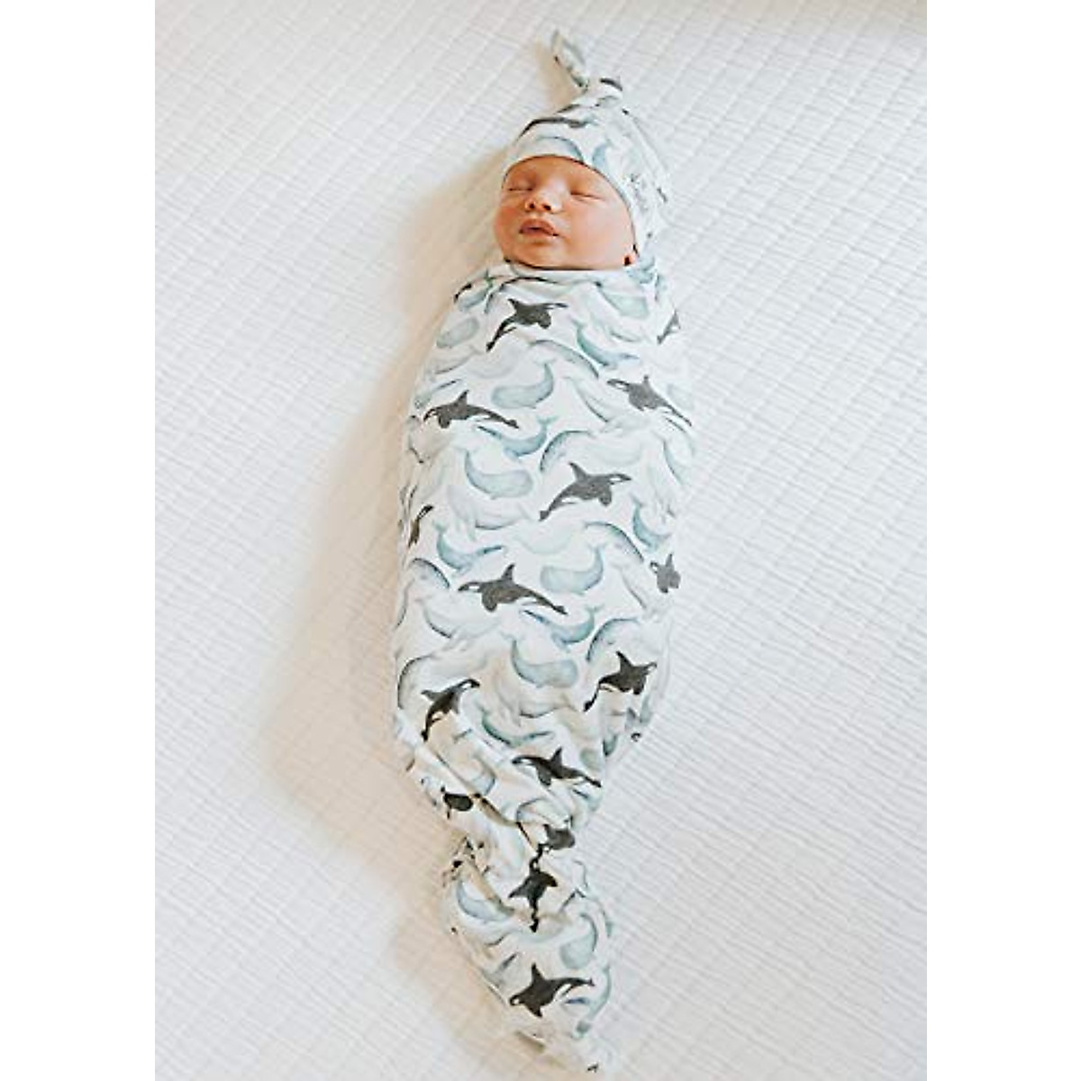Copper Pearl Large Premium Knit Baby Swaddle Receiving Blanket Kai