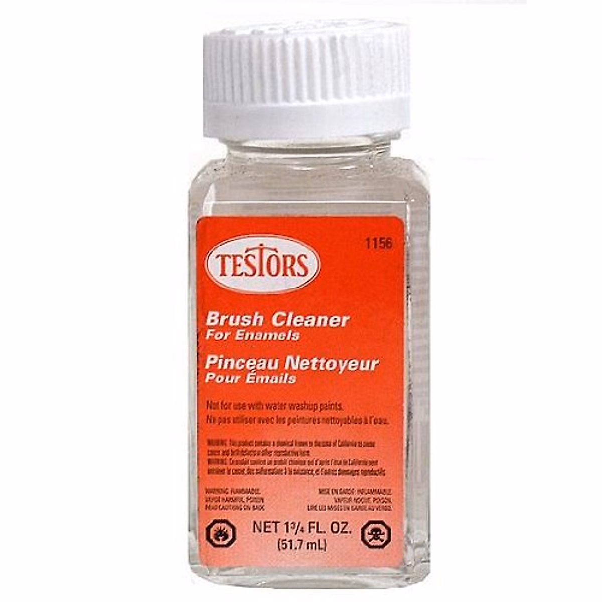 Testor Corp. Testors Enamel Plastic Model Paint Thinner & Brush Cleaner, 1.75 oz (1.75 oz)