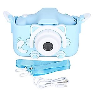 12MP Camera, with 2.0in IPS Screen, Mini Digital Camera, for Kids, for Children,(Brave Blue)