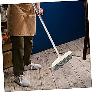 Outanaya Splicable Broom Kitchen Dustpan Hair Sweeping Brooms Stand up Dustpan Telescoping Broom Garden Broom Outdoor Dustpan Kitchen Broom Outdoor Broom Dustpan Rv Broom Stainless Steel