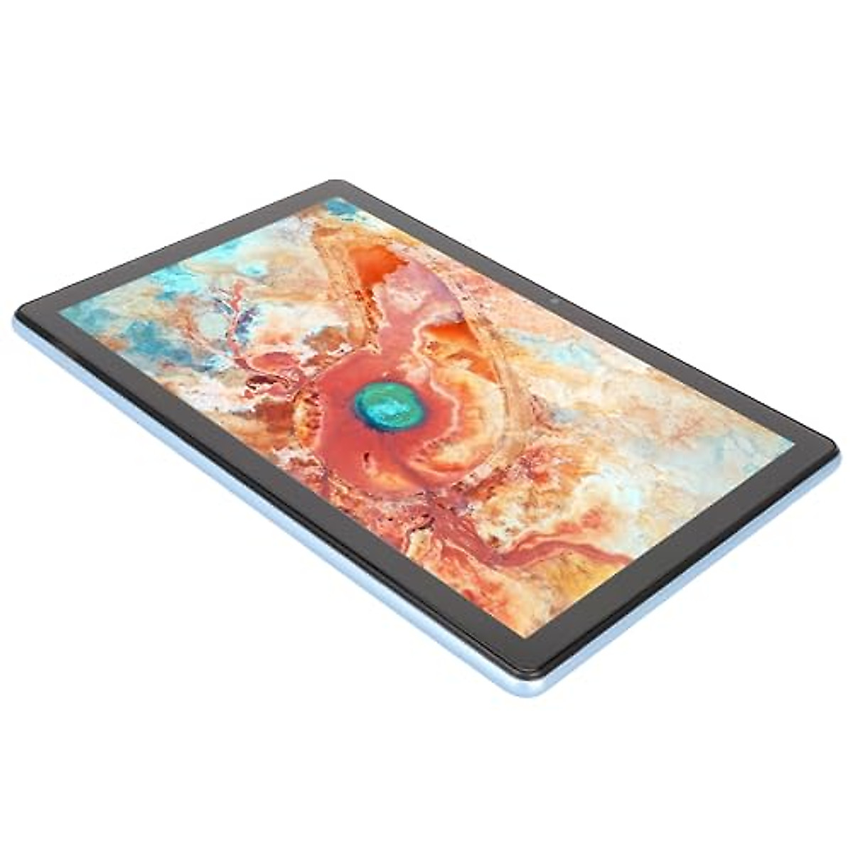 SHYEKYO Tablet, 1960X1080 Resolution Digital Tablet Dual Speakers 5G WiFi Blue 10.1 Inch for Video for Study (US Plug)