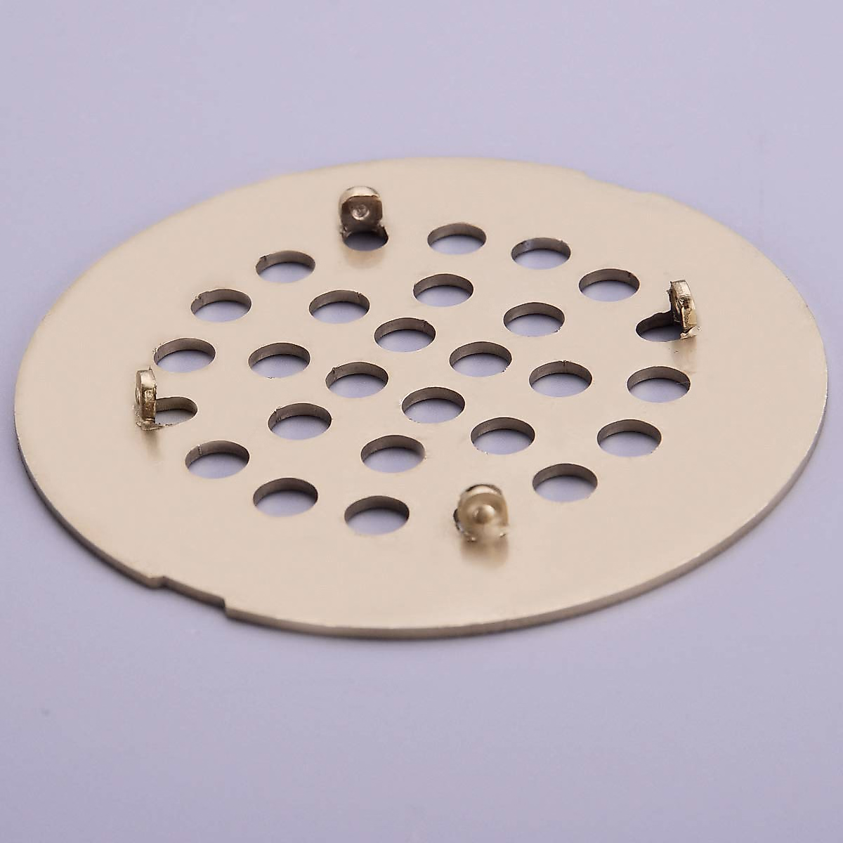 TRUSTMI 4-1/4 Inch Snap-in Shower Floor Drain Replacement Cover, Brushed Gold