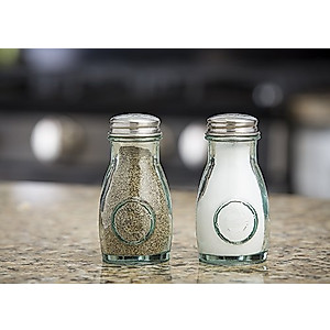 Tablecraft Salt & Pepper Shaker Set, 4 oz, Green
