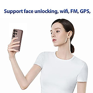 Yunseity Unlocked Smartphone, S22 Ultra 6.3in HD Screen 5G WiFi Cellphone, 4GB RAM 64GB ROM 128GB Expandable, MTK6889 10 Core CPU, 6800Mah Battery, 16MP 8MP Cameras